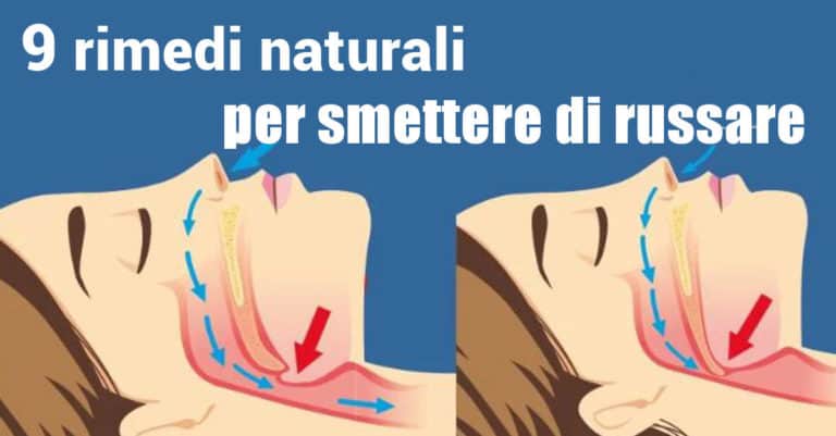 9 rimedi naturali per smettere di russare